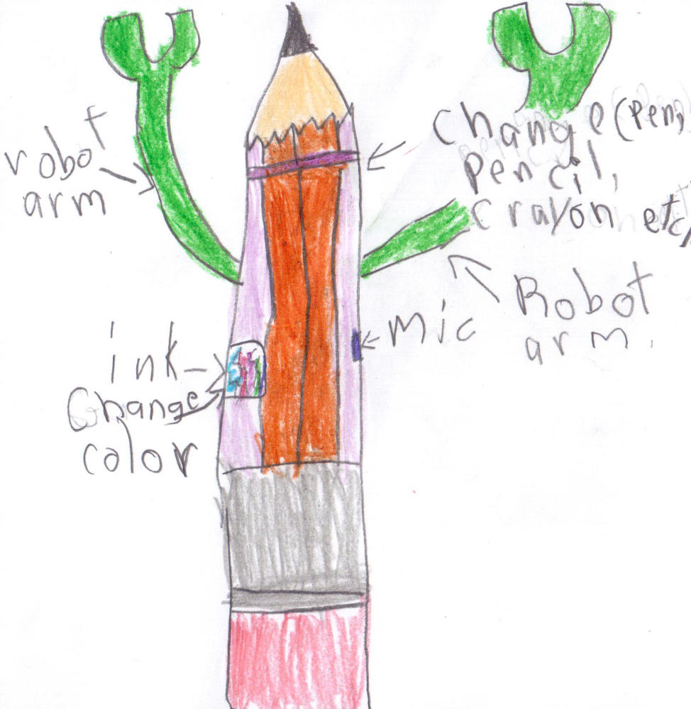 Robot pencil : Little Inventors